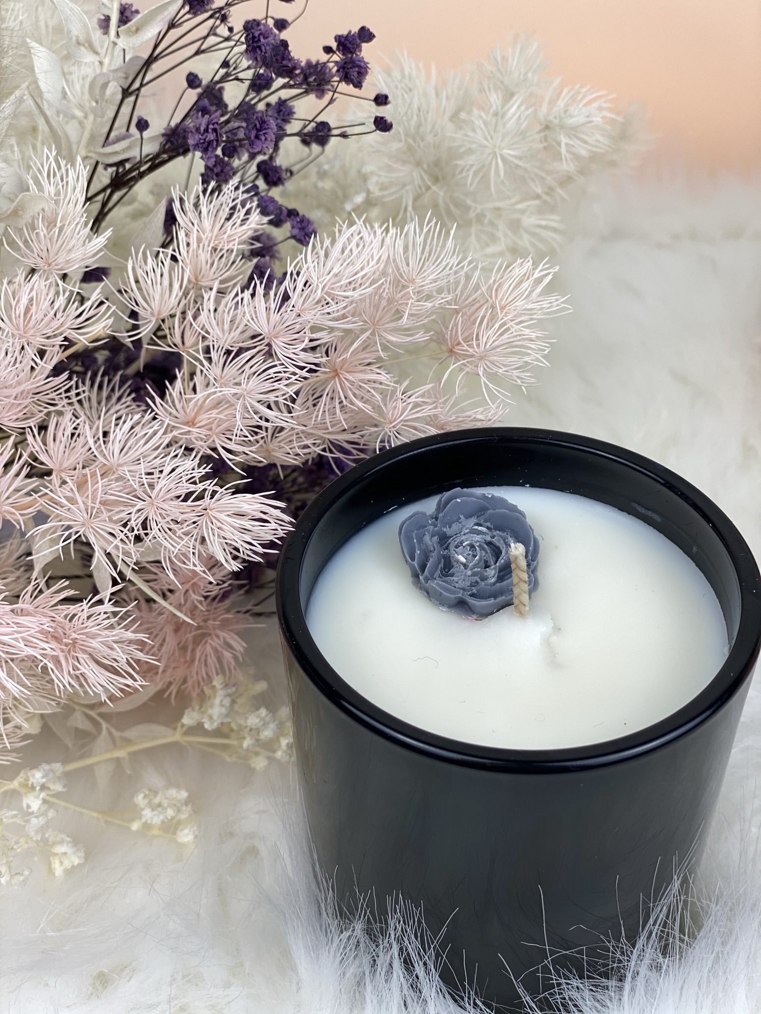 Black Glass Container – Love & Light Collection